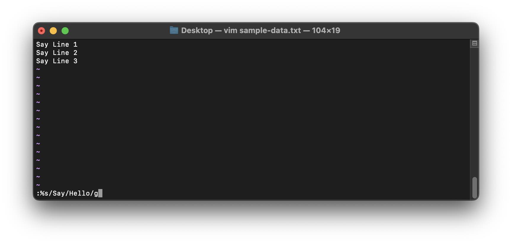 How To Perform Find And Replace Using Vim Editor
